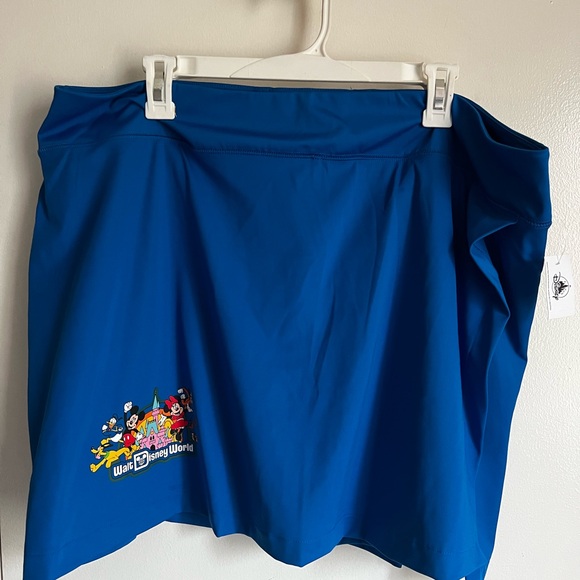 Disney | Skirts | Brand New Disney Parks Royal Blue Athletic Skort ...